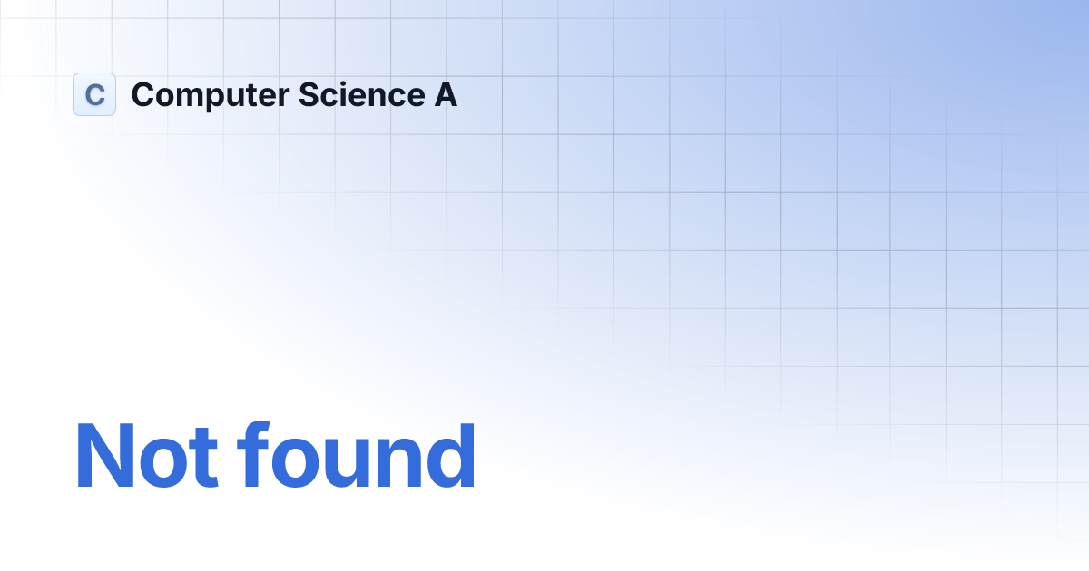 3 1 Boolean Expressions Computer Science A